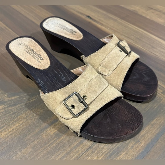 Montego Bay Club | Shoes | Montego Bay Club Classic Wooden Sandal ...